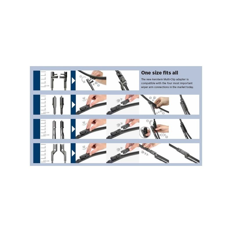 Bosch AeroTwin MultiClip 380mm